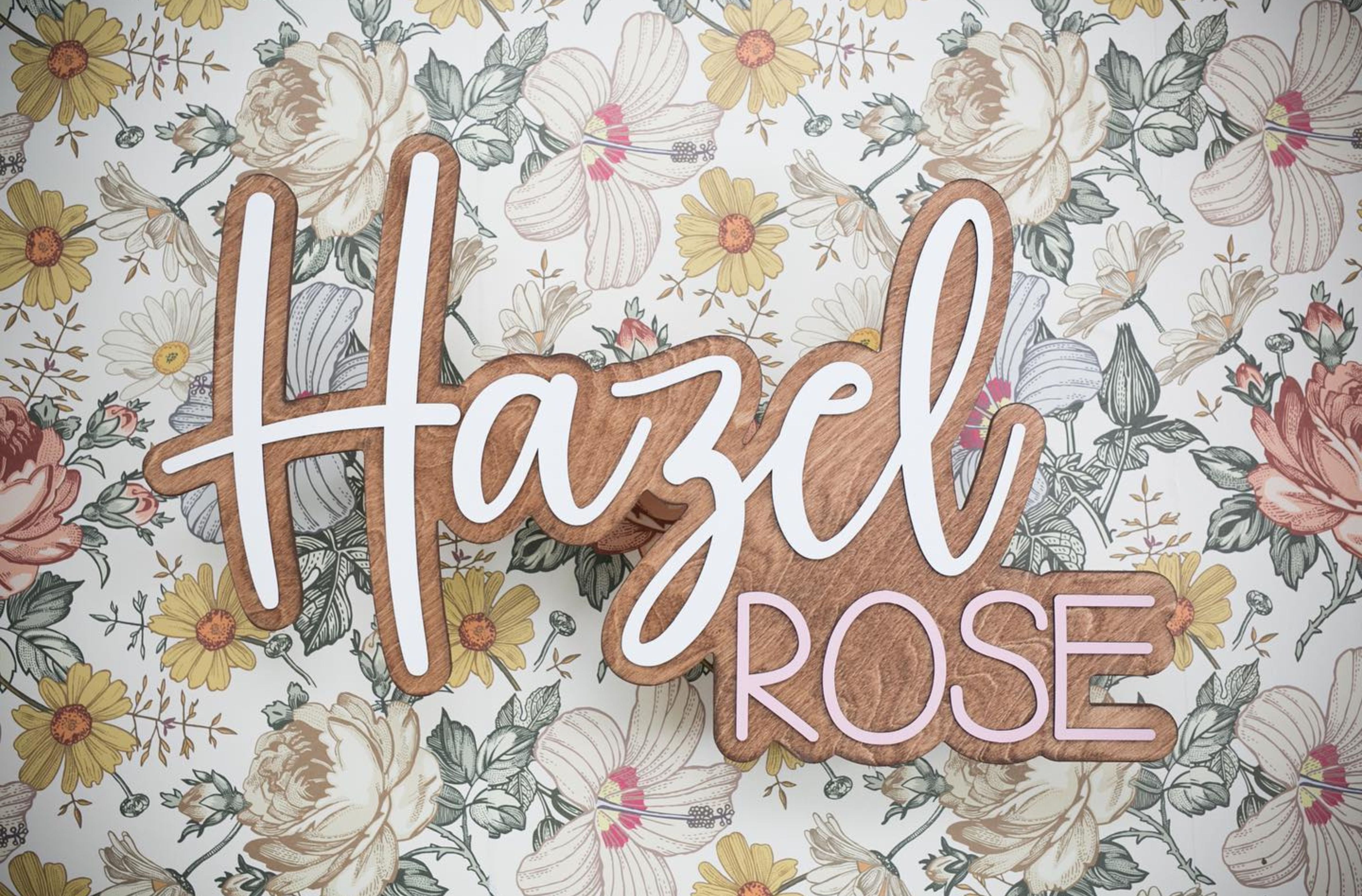 Bubble Nursery Signs / Wood Bubble Baby Name Sign – Shop House of Rounds